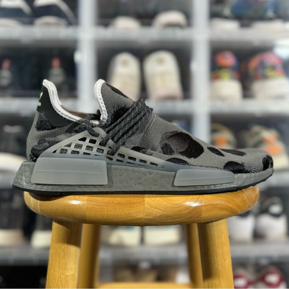 adidas | Shoes | Adidas Nmd Hu Pharell Animal Print Ash Grey | Poshmark